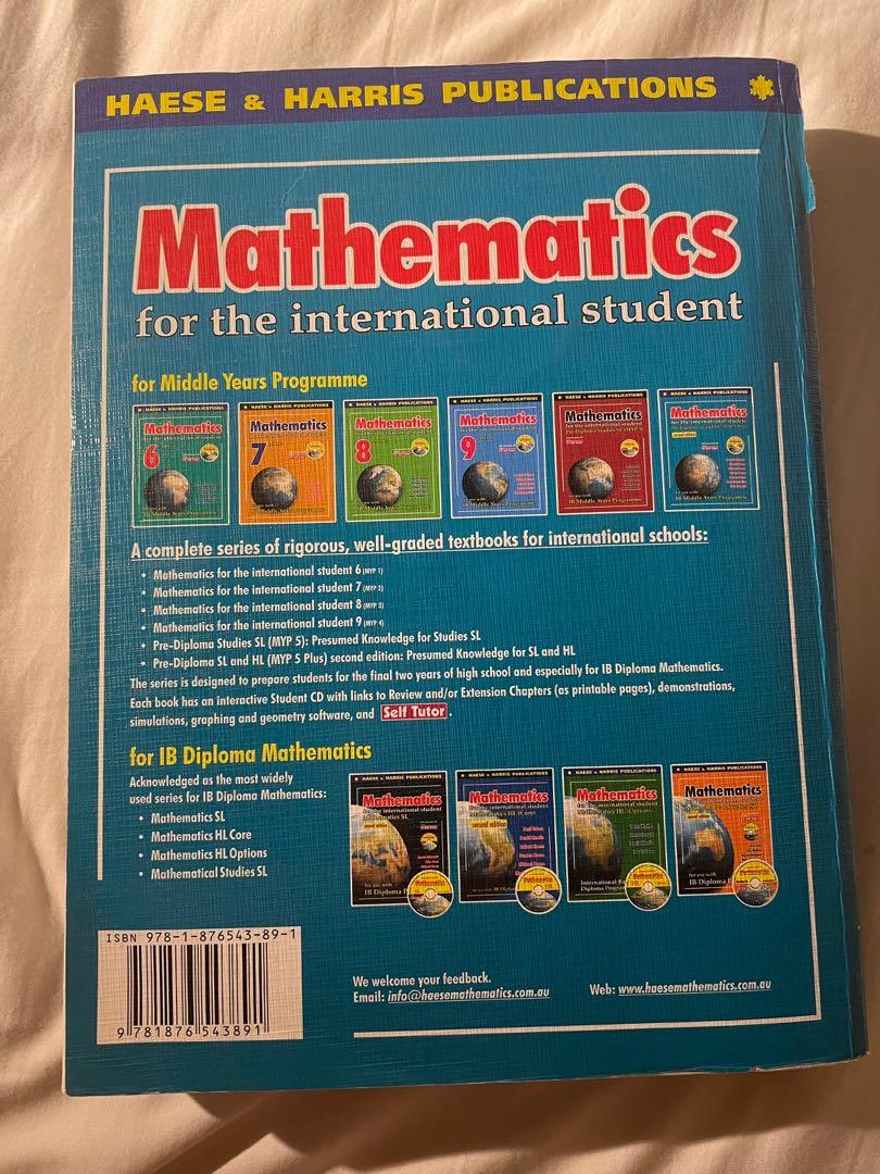 MYP Pre-Diploma Mathematics Haese Textbook, 興趣及遊戲, 書本 & 文具, 教科書 - Carousell