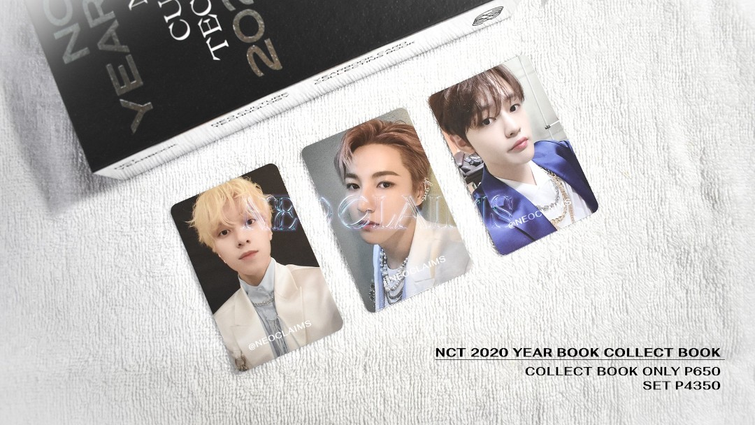 NCT 2020 Yearbook Card Collect Book + Hendery Renjun & Chenle Photocard ...