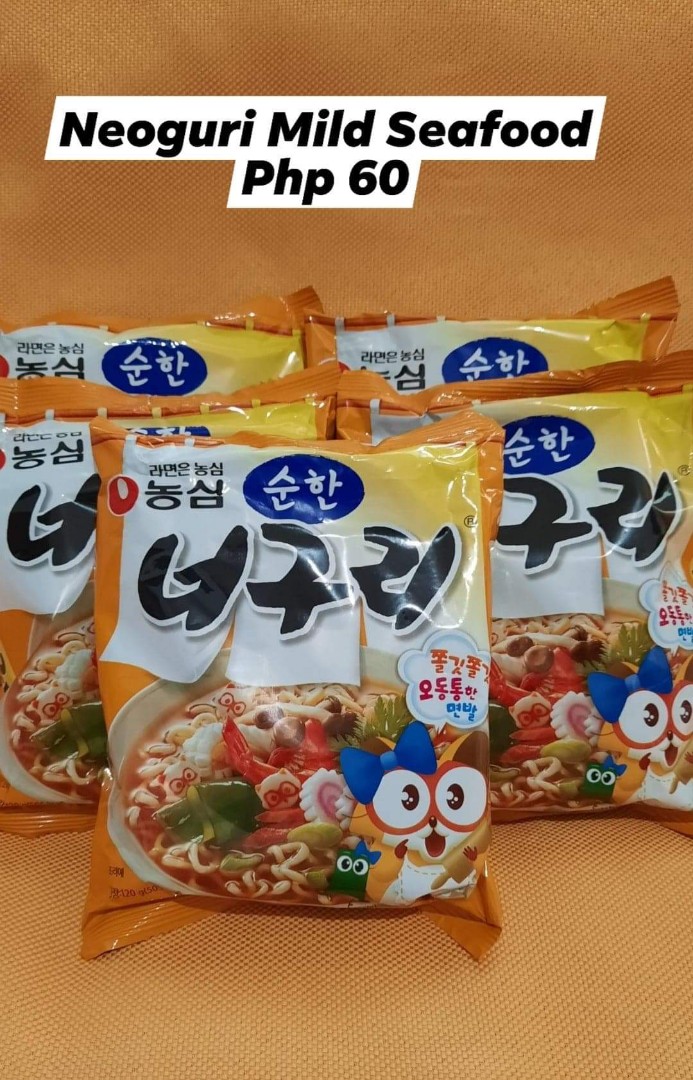 Korean food - Neoguri Mild Seafood Ramen, Food & Drinks, Packaged ...