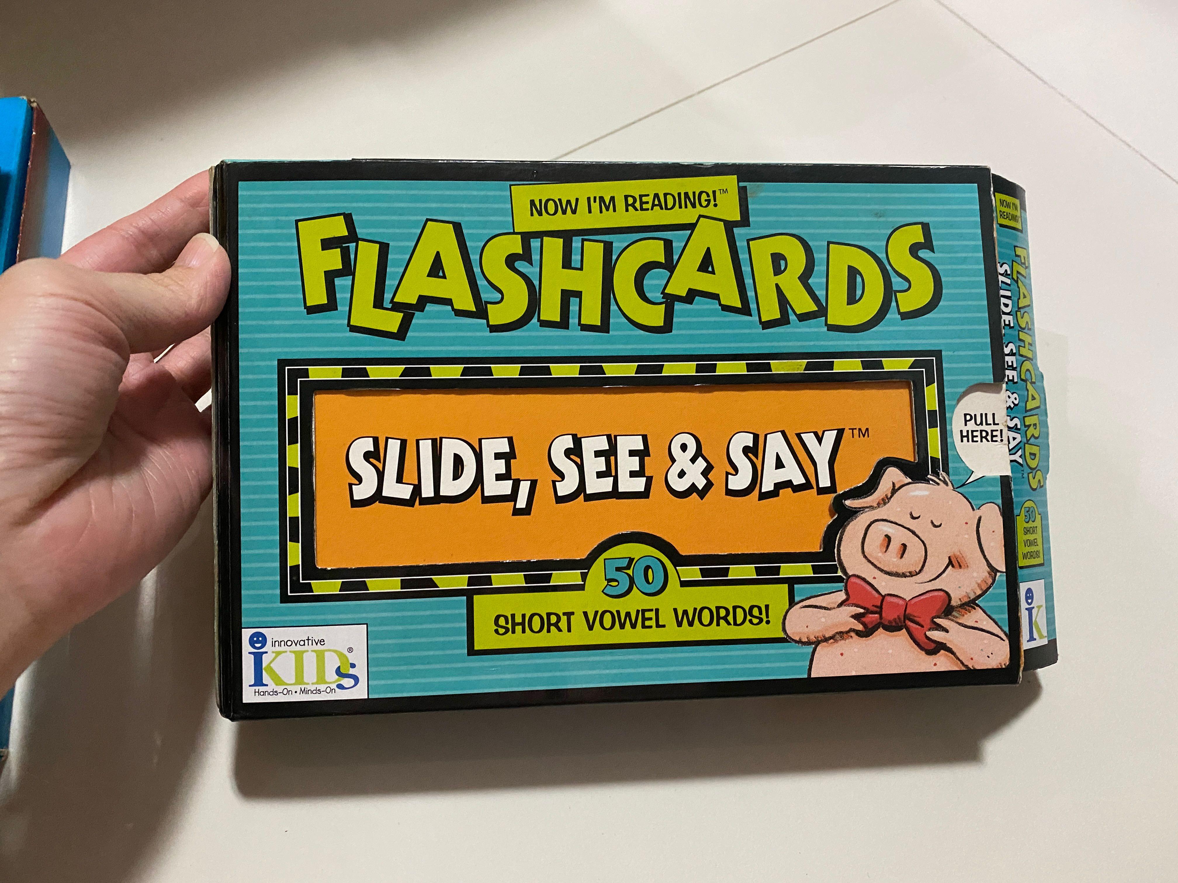 Now I'm reading sliding flash cards, Hobbies & Toys, Books & Magazines ...