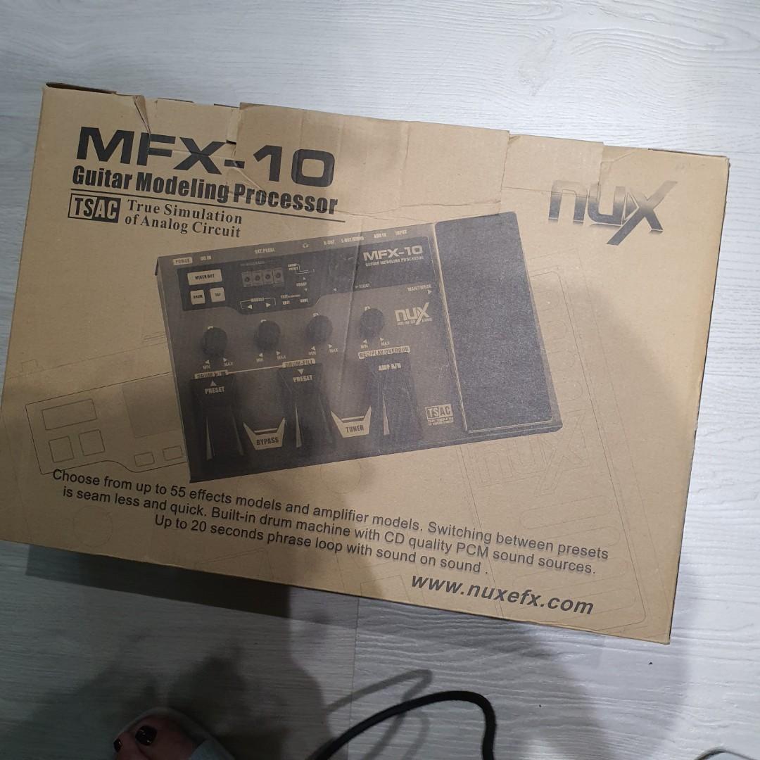 NUX MFX-10 Guitar Modeling Processor, Hobbies & Toys, Music & Media ...