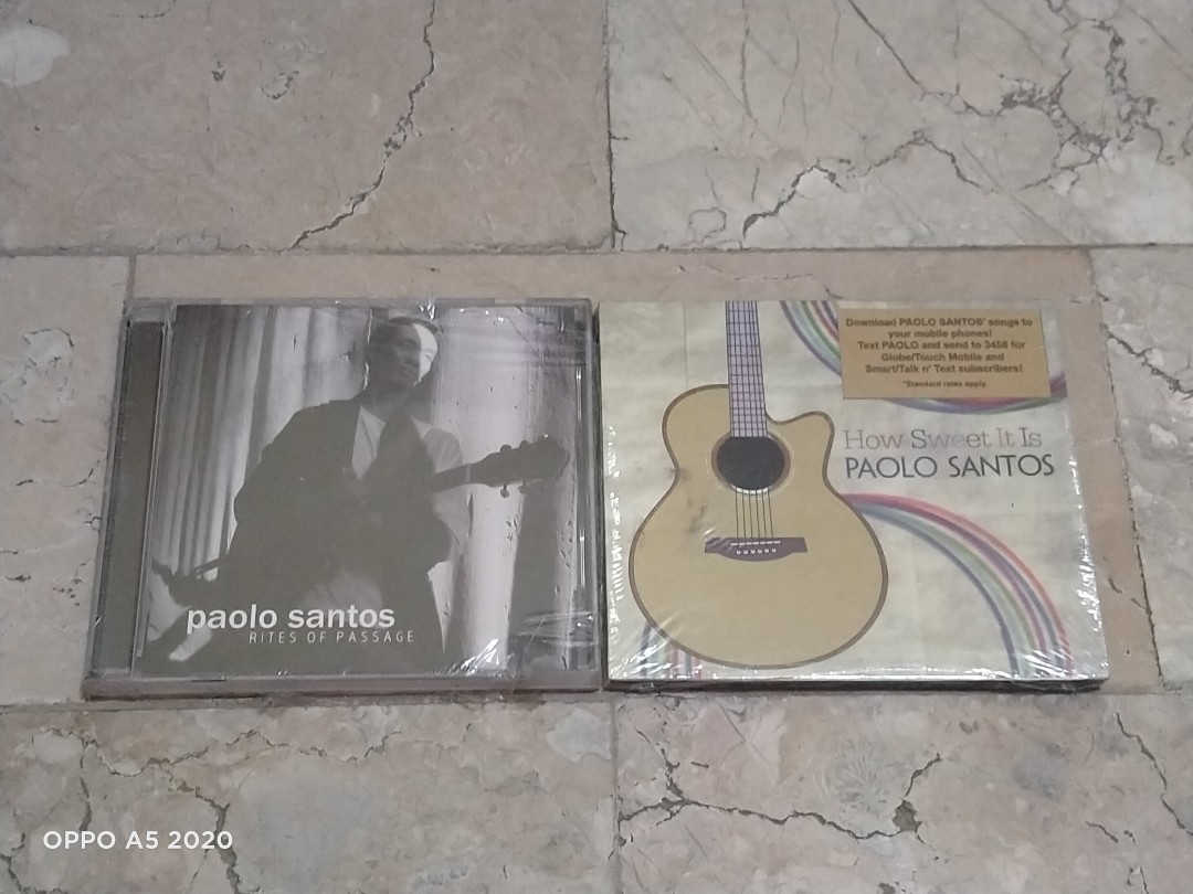PAOLO SANTOS BUNDLE, Hobbies & Toys, Music & Media, CDs & DVDs on Carousell