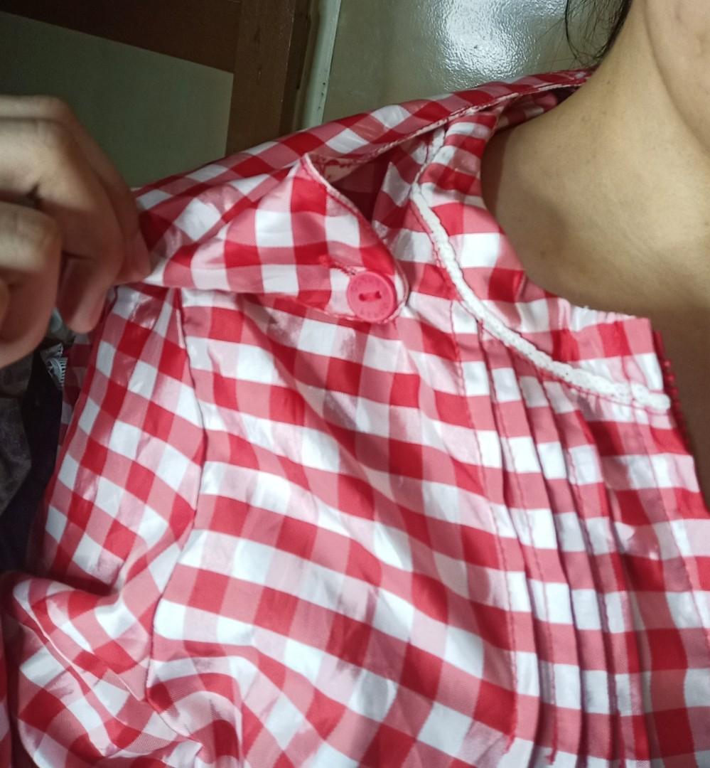 PEPCO Gingham Bomber Jacket with removable hood, Women's Fashion, Coats ...