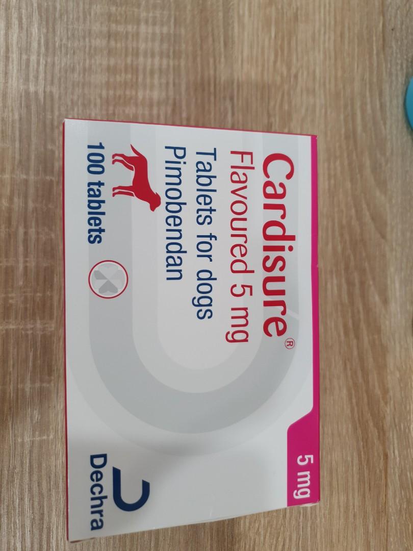 Pimobendan 5mg Tablets Cardisure Vetmedin, Pet Supplies, Health ...