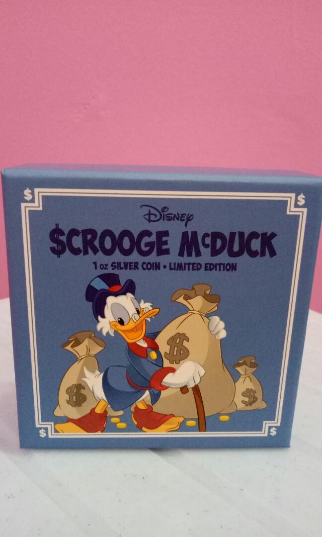 Scrooge Duck 1/4 gold and 1 oz silver coins, Hobbies & Toys ...