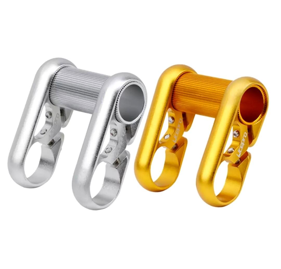 ***Stem Litepro Original Horizontal Handlebar Double Stem 25.4mm Full ...