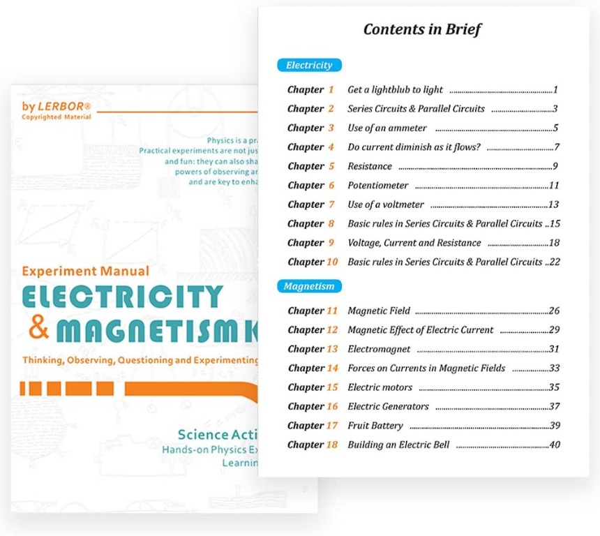 Teenii STEM Physics Science Lab Basic Circuit Learning Electricity and ...