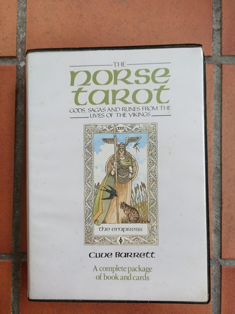 The Norse Tarrot - Book & Cards boxed set (Clive Barrett), Hobbies ...