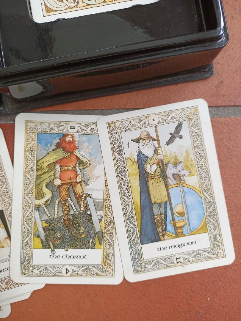 The Norse Tarrot - Book & Cards boxed set (Clive Barrett), Hobbies ...