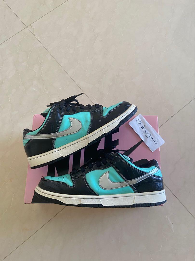 Tiffany SB Dunk Low Diamond Supply, Men's Fashion, Footwear, Sneakers ...