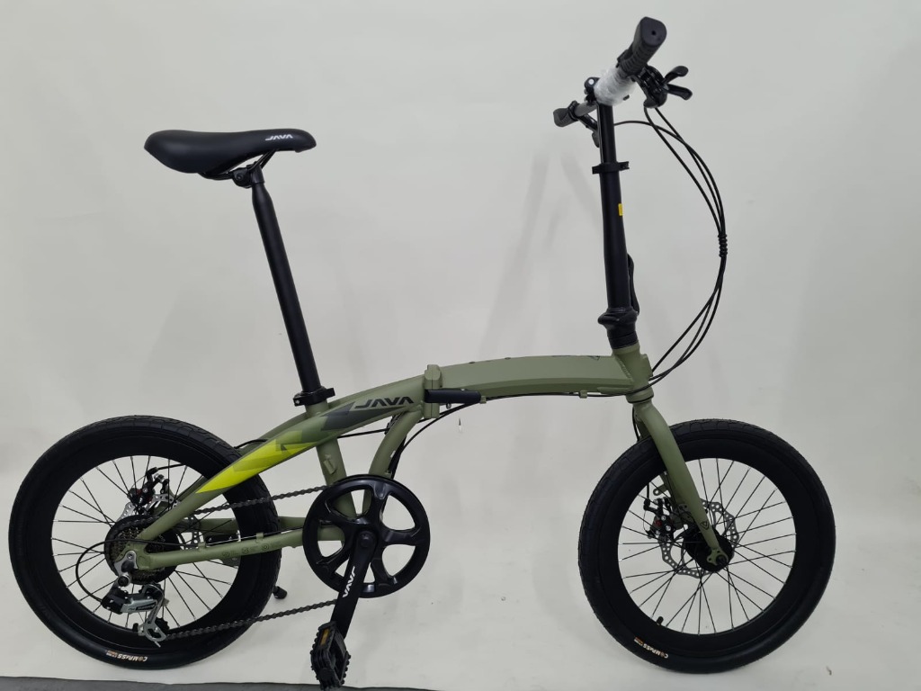 TJS-JAVA Zelo Ready Stock 20 Inch Foldable Bike Folding Bicycle Foldie ...