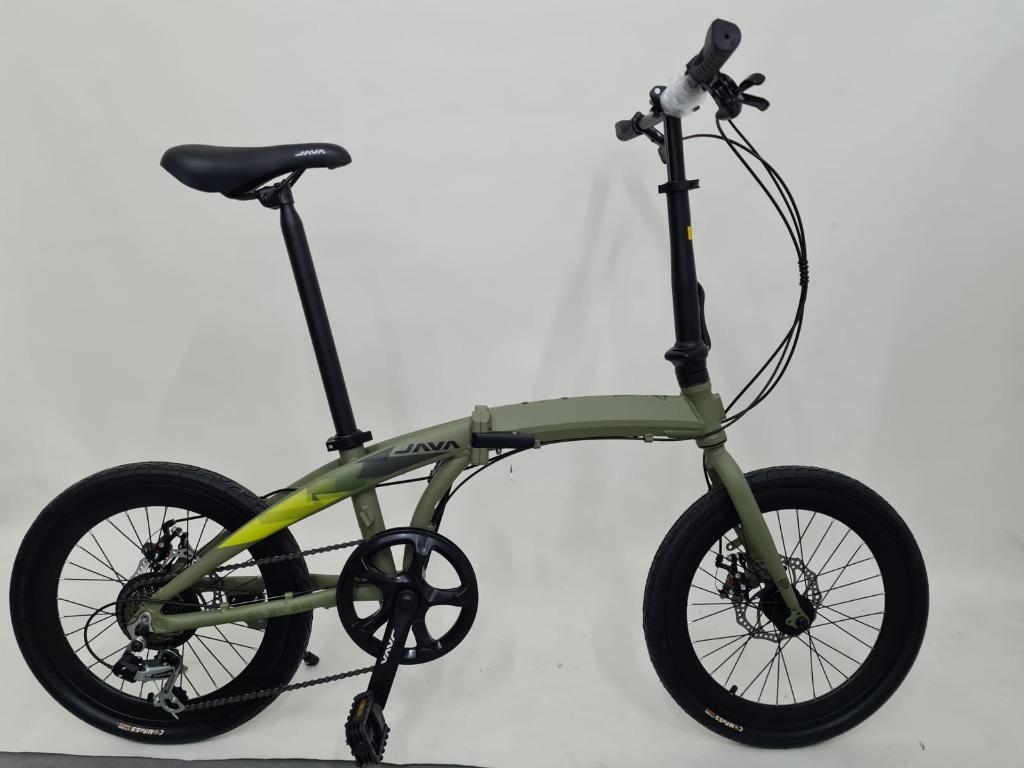 TJS-JAVA Zelo Ready Stock 20 Inch Foldable Bike Folding Bicycle Foldie ...