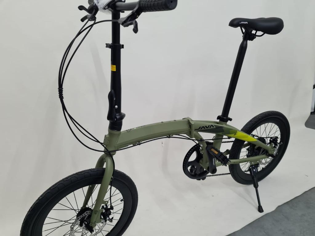TJS-JAVA Zelo Ready Stock 20 Inch Foldable Bike Folding Bicycle Foldie ...