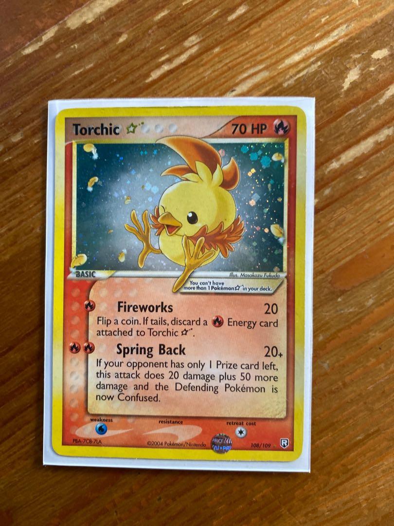 Torchic Gold Star - Tcg Card Search Torchic Gold Star 108 109 Psa 9 Ex ...