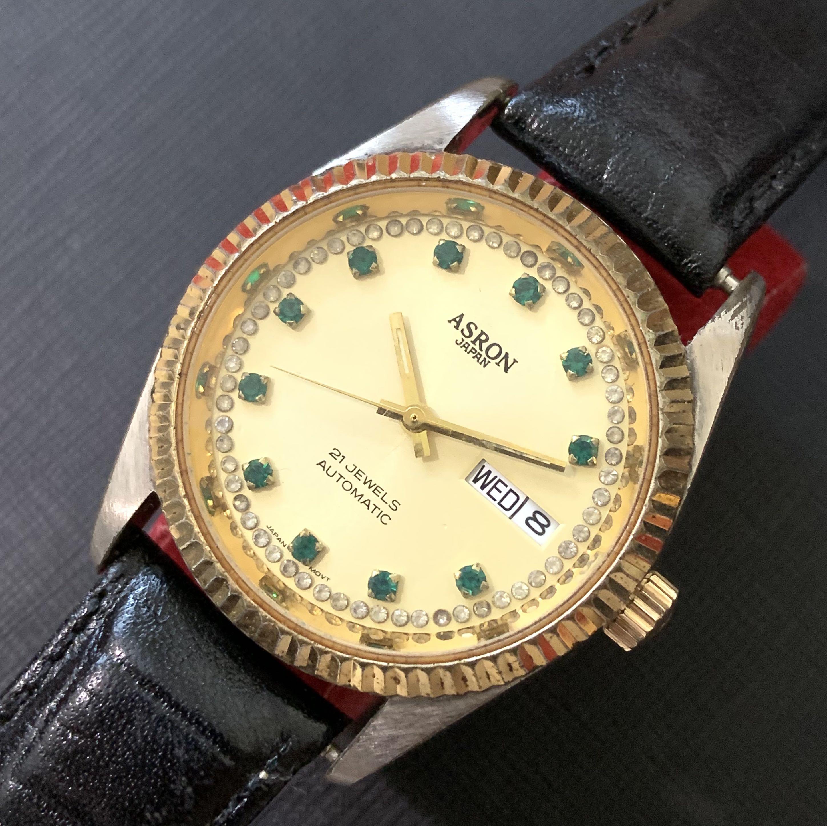Vintage Asron Japan Watch, Hobbies & Toys, Memorabilia & Collectibles ...