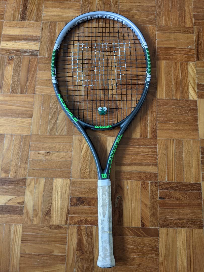 Wilson Monfils Pro 100 Tennis Racquet, Sports Equipment, Sports & Games ...