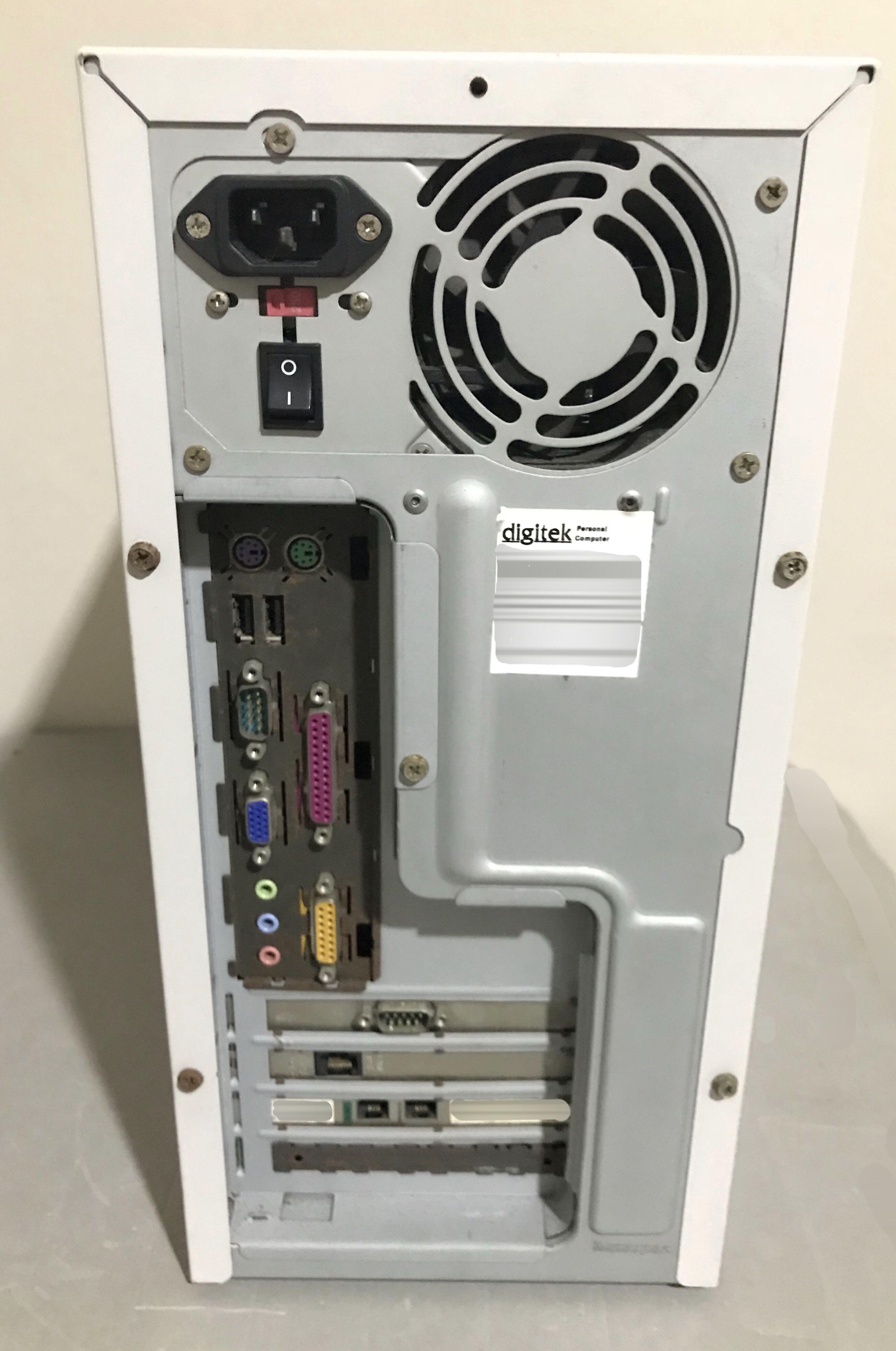 Fast Deal Vintage Window Millennium/ Desktop Computer/ CPU/ PC Monitor ...