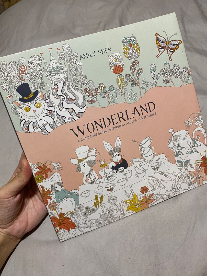 Wonderland Coloring Book, Hobbies & Toys, Stationary & Craft, Art ...