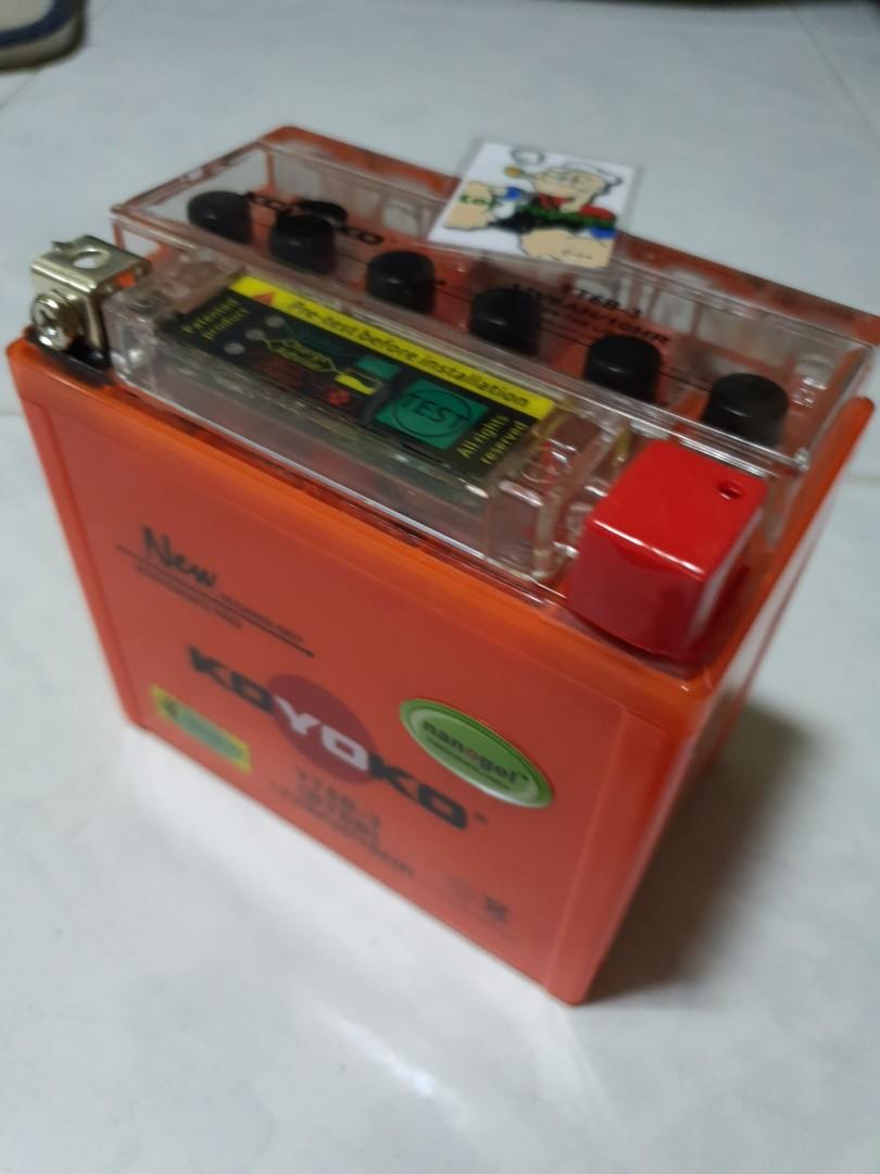 YT6B-3 -BS KOYOKO BATTERY USE FOR Use for, Yamaha Nmax Yamaha NVX ...