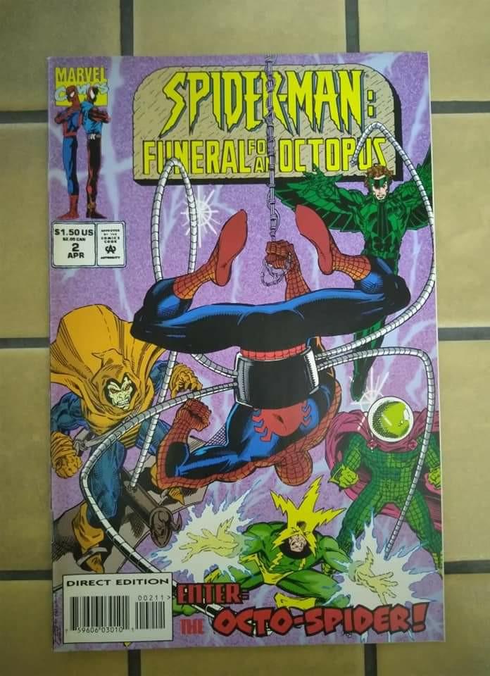 1st debut of Octo-Spider ( Spiderman: Funeral For An Octopus #2 ) Ron ...