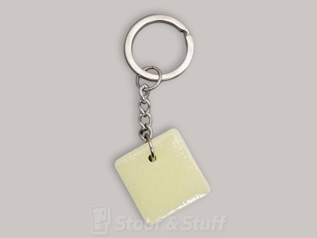Atomic Rock Keychain (Glow-in-the-Dark Tag), Sports Equipment, Hiking ...