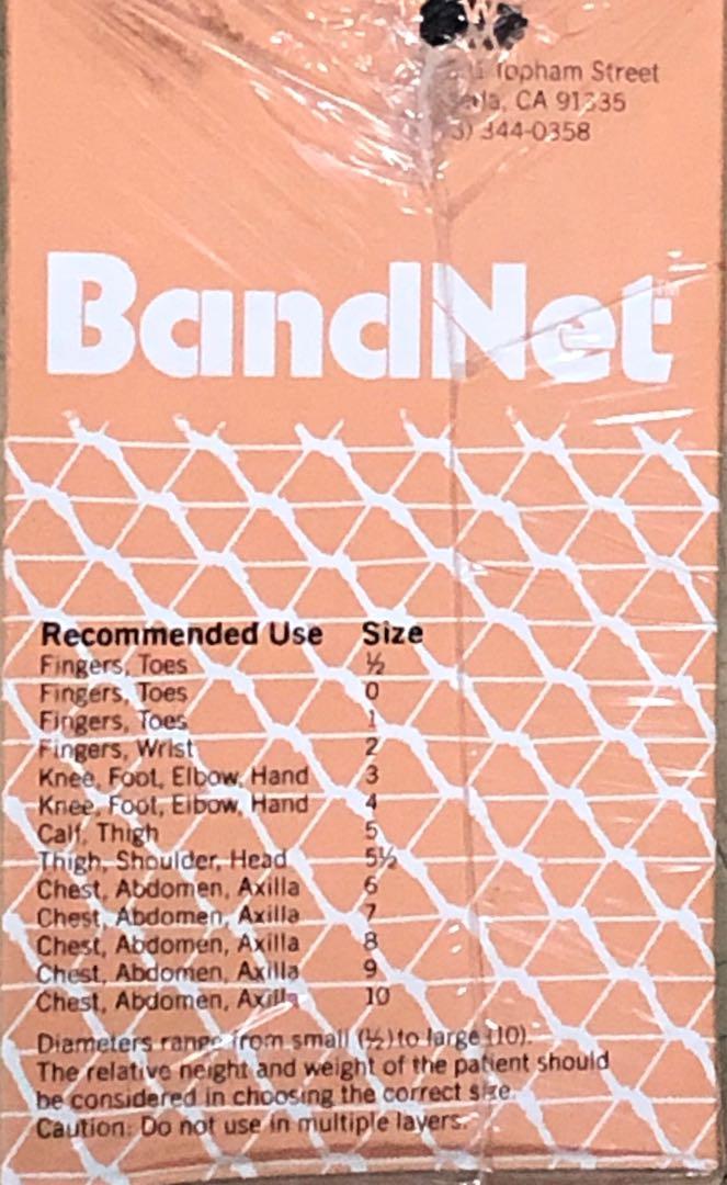 BandNet Tubular Elastic Wound Dressing. Nylon Tubular Bandage Retainer ...