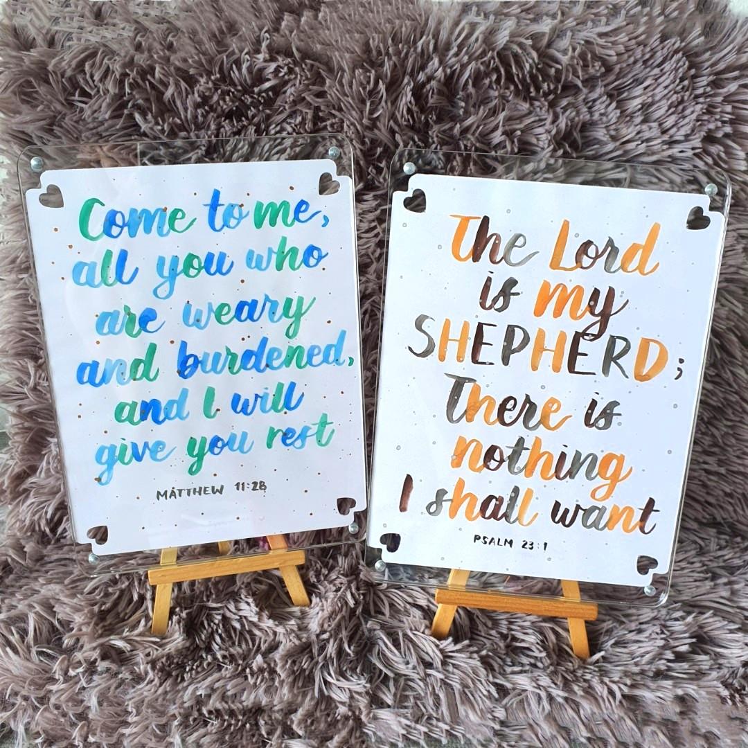 Bible Verse frame, Furniture & Home Living, Home Decor, Frames ...