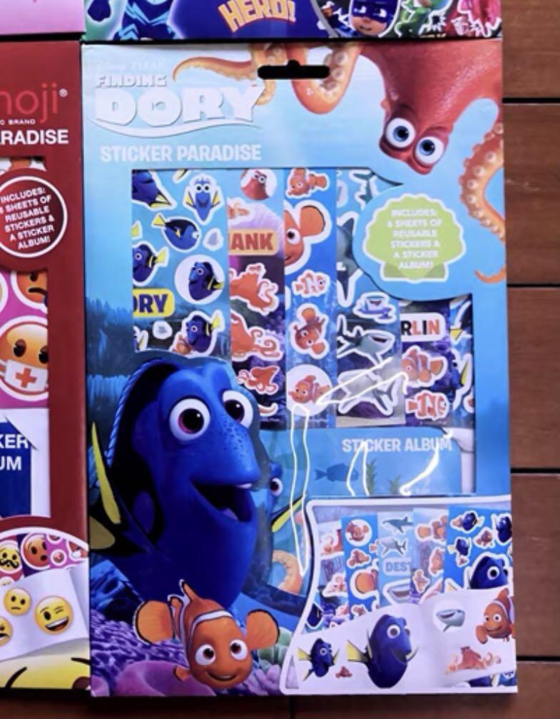 BNIP Finding Nemo Dory Sticker Paradise set comes with sticker book ... BNIP Finding Nemo Dory Sticker Paradise set comes with sticker book ...