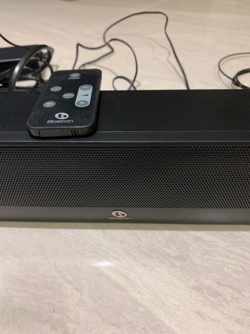 Boston sound bar, Audio, Soundbars, Speakers & Amplifiers on Carousell