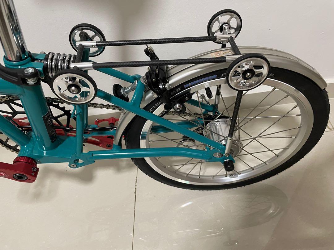 Brompton B75 slight mod, Sports Equipment, Bicycles & Parts, Bicycles ...