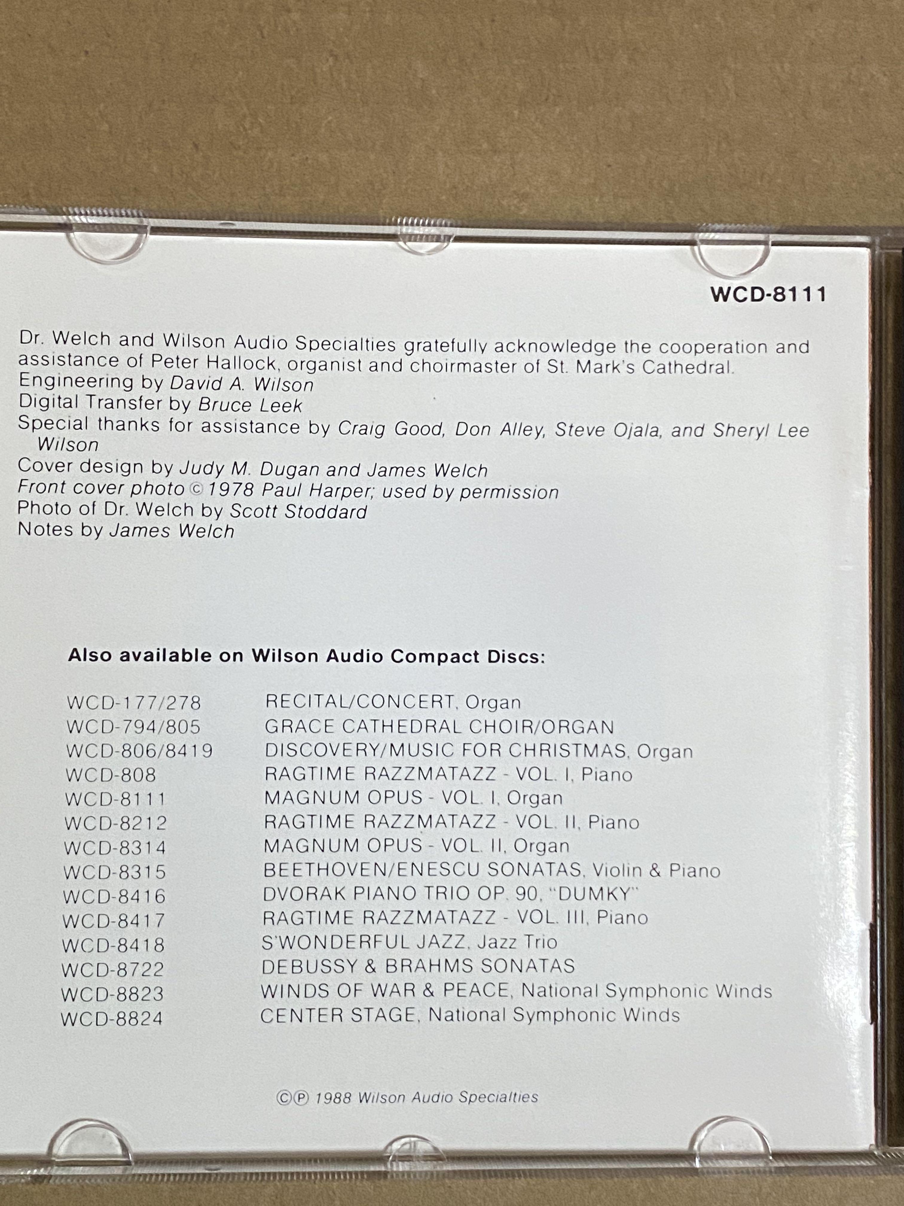 Cd Wilson Audiophile, Hobbies & Toys, Music & Media, CDs & DVDs on ...