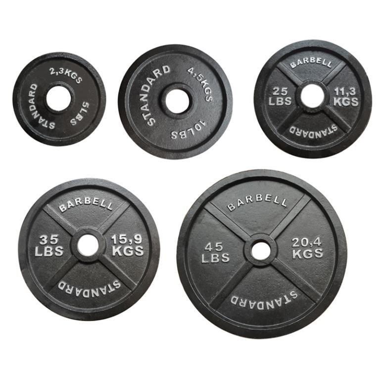 Cheap Metal Plates Weight Plates Powerlifting Home Gym Pound Plates ...