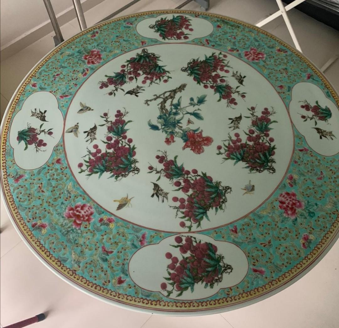 China table and sofa, Furniture & Home Living, Furniture, Chairs on ...