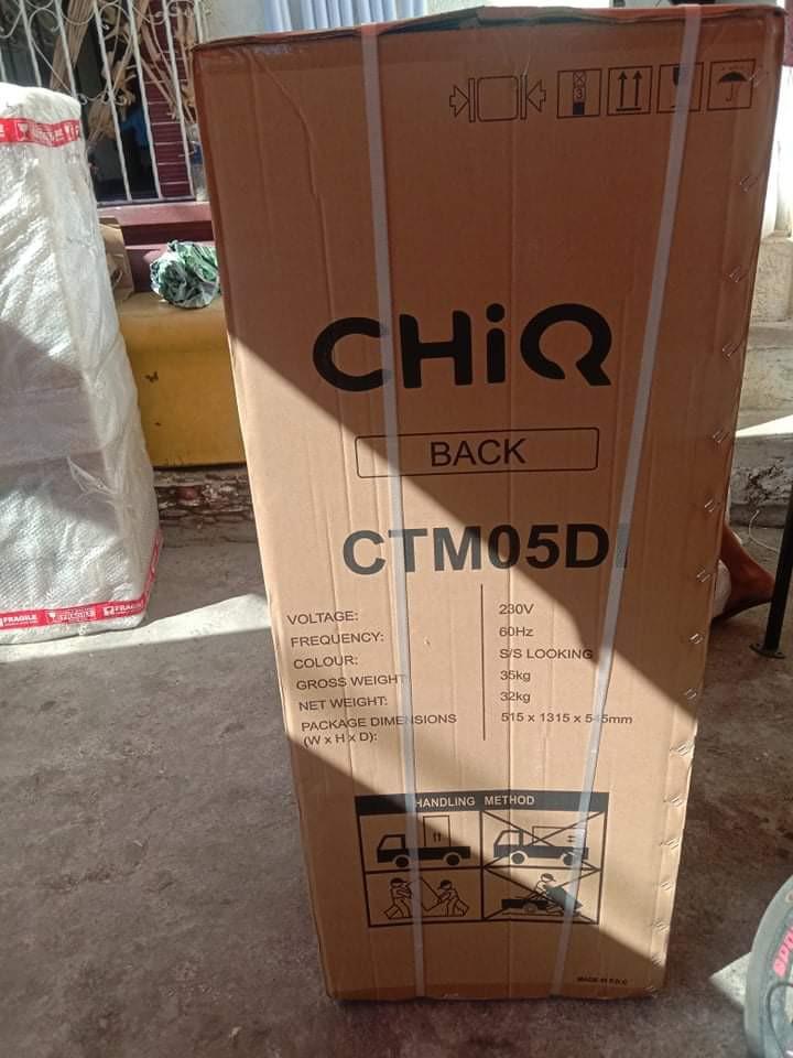 CHiQ [CTM05DI] 5 cu.ft. Two Door Direct Cool Refrigerator Fridge, TV ...