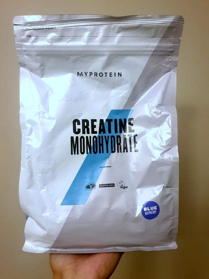 1 Kg Creatine Monohydrate Powder (Blue Raspberry), Health & Nutrition ...