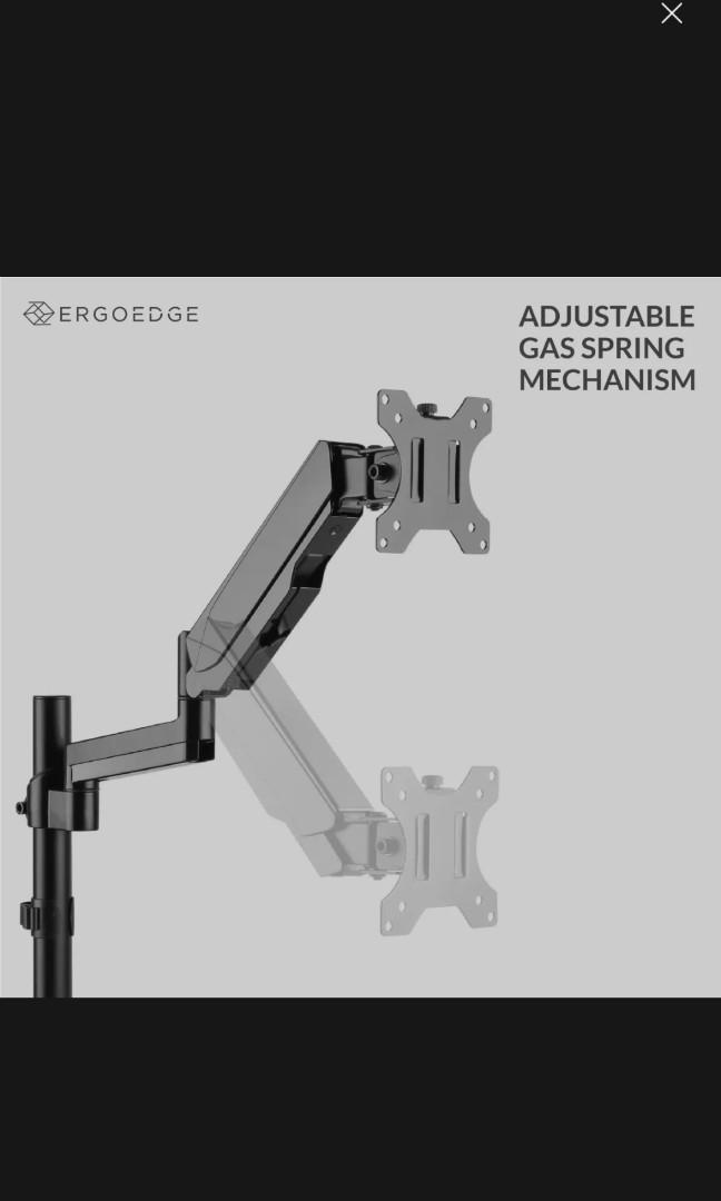Ergoedge Freedom Double Monitor Arm Dual, Computers & Tech, Parts ...