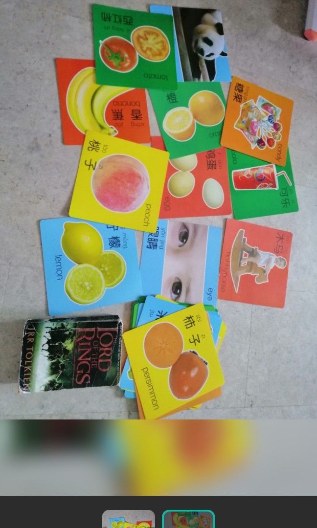 Flash card big size, Hobbies & Toys, Books & Magazines, Children's ...