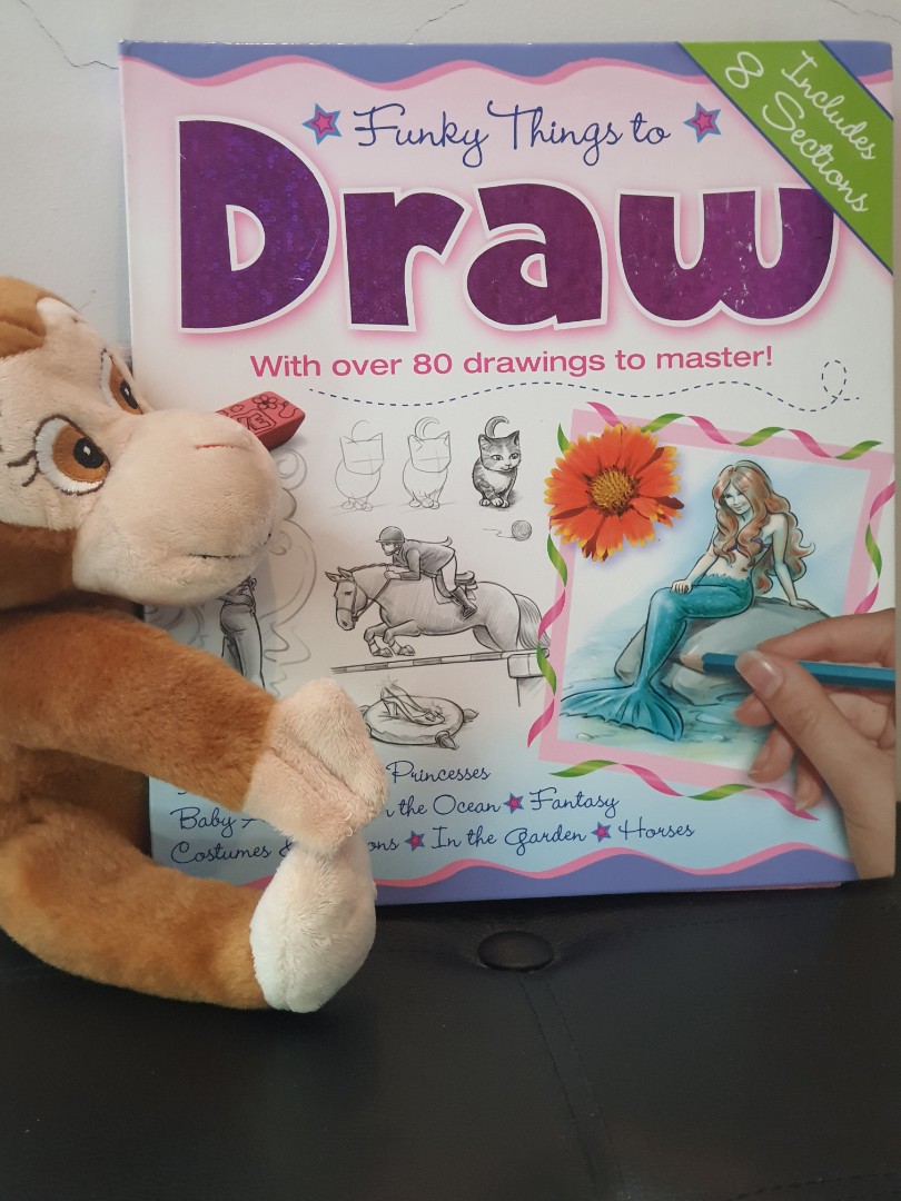 Funky Things to Draw, Hobbies & Toys, Books & Magazines, Children's ...