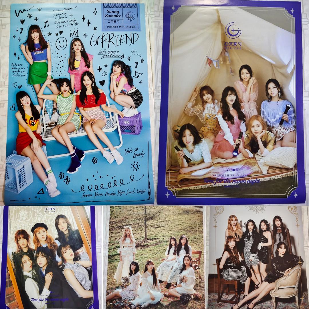 GFRIEND OFFICIAL POSTER(SET), Hobbies & Toys, Collectibles ...