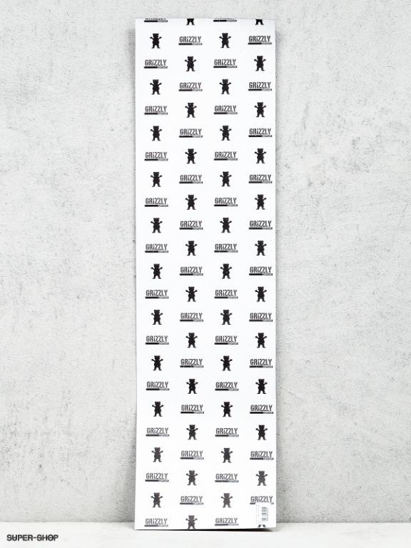 Grizzly Grip Tape Grizzly Stamp Print Red Grip Tape Skateboard Tape ...