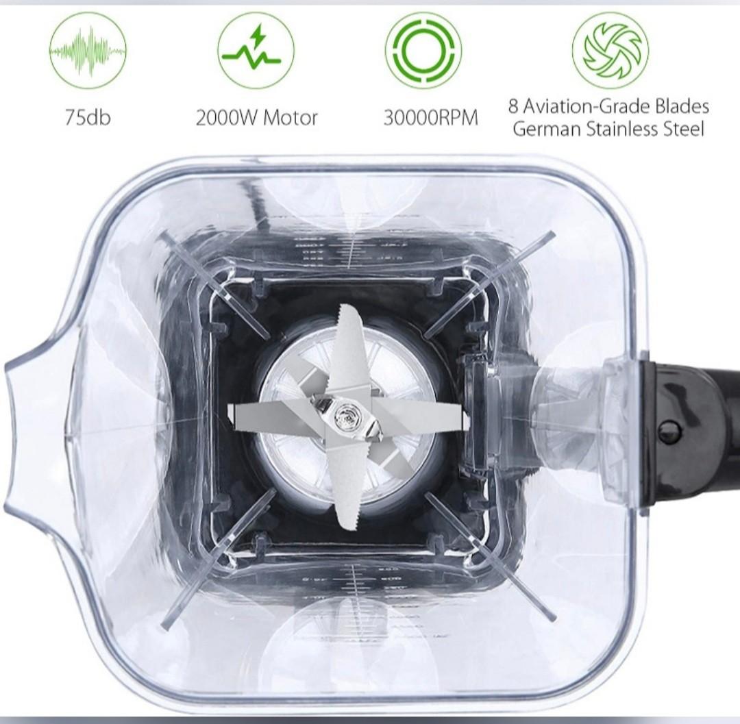 homgeek 2000W High-Speed Professional Blender. Model /NY8188MJB, TV ...