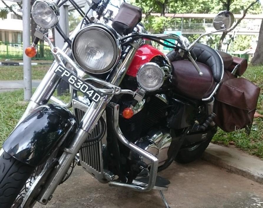 Honda Shadow Radiator Cover Guard for Honda Shadow, Motorcycles ...