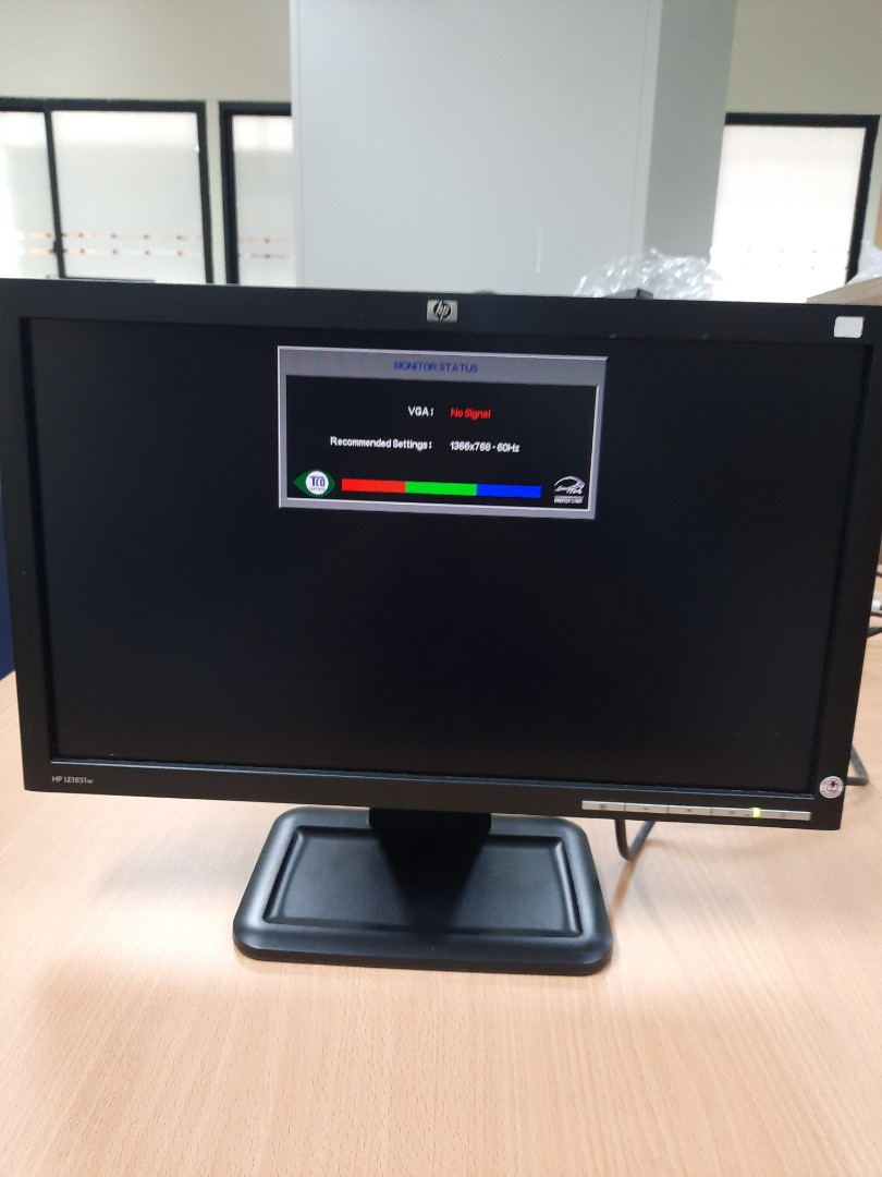 Hp LE 1851w monitor, Computers & Tech, Parts & Accessories, Monitor ...