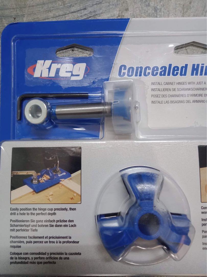 Kreg Concealed Hinge Jig, Commercial & Industrial, Construction Tools ...