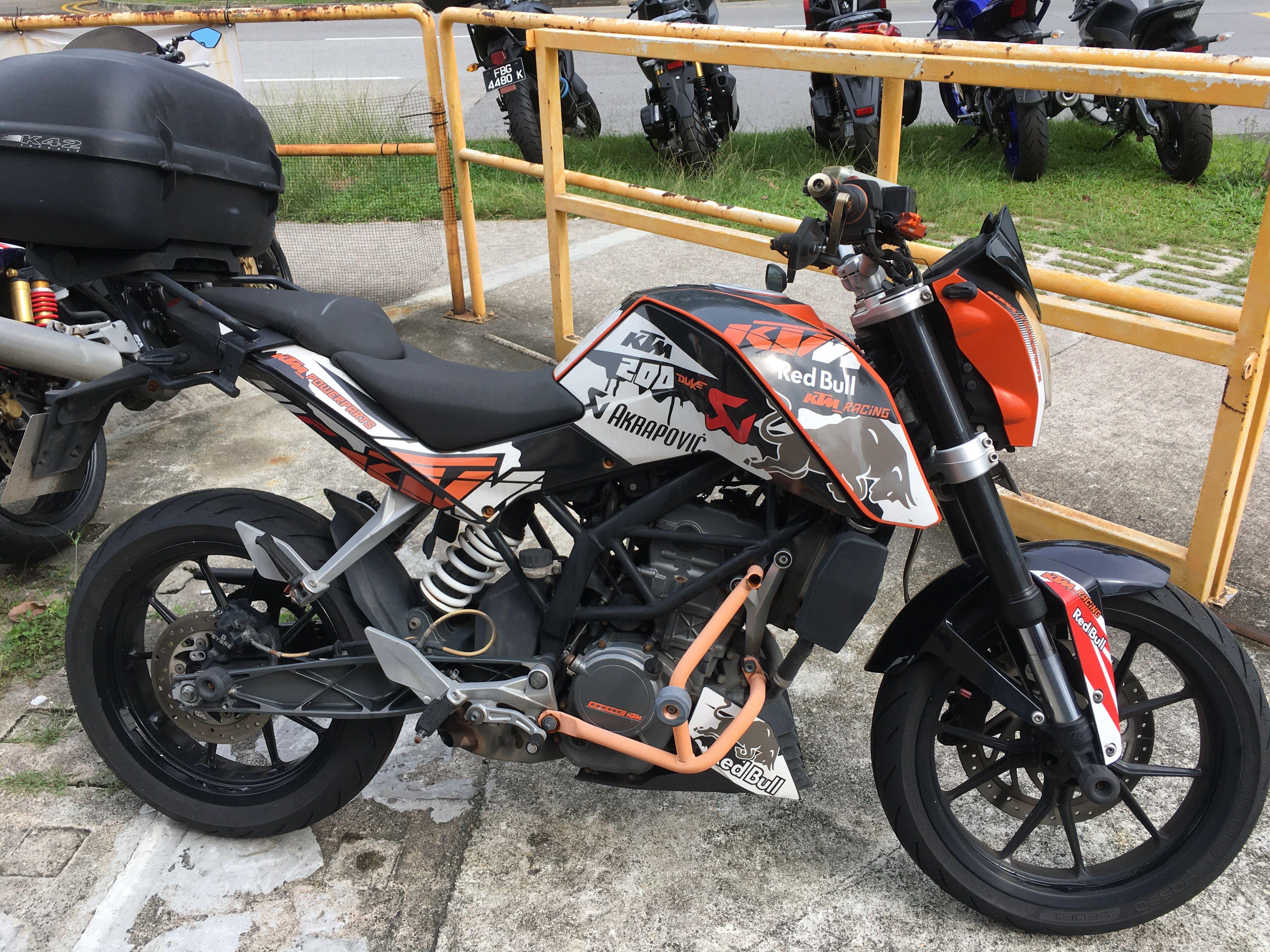 KTM Duke 200, Motorcycles, Motorcycles for Sale, Class 2B on Carousell
