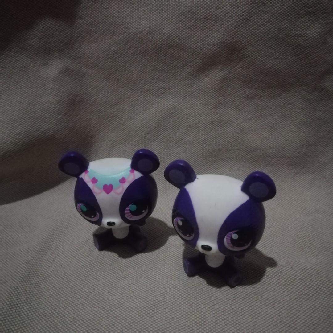 LPS panda figurines, Hobbies & Toys, Toys & Games on Carousell