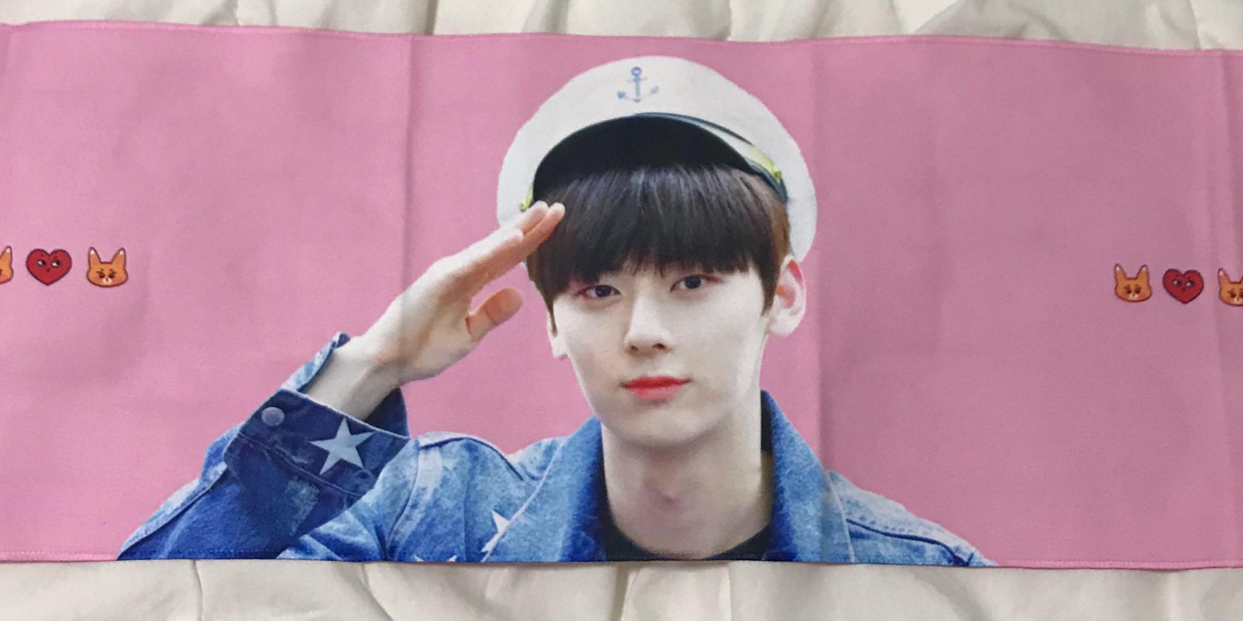 Memorabilia Collectibles Wannaone Nuest Hwang Minhyun Fan Slogan Wanna