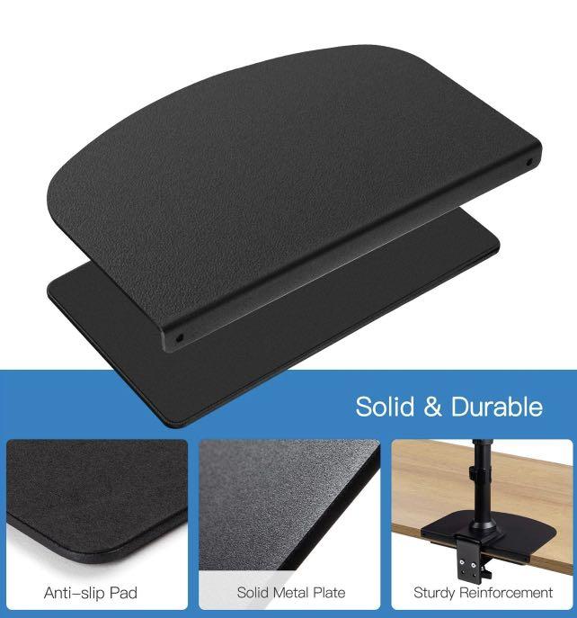 monitor arm reinforcement plate for desk/table, Computers & Tech, Parts ...