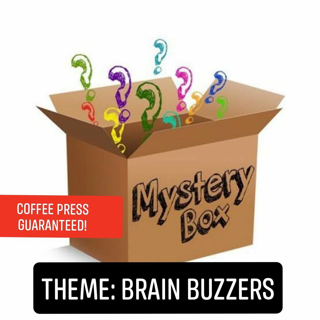 ‼️MYSTERY BOX : BRAIN BUZZER THEMED‼️ Coffee Press GUARANTEED!, TV ...