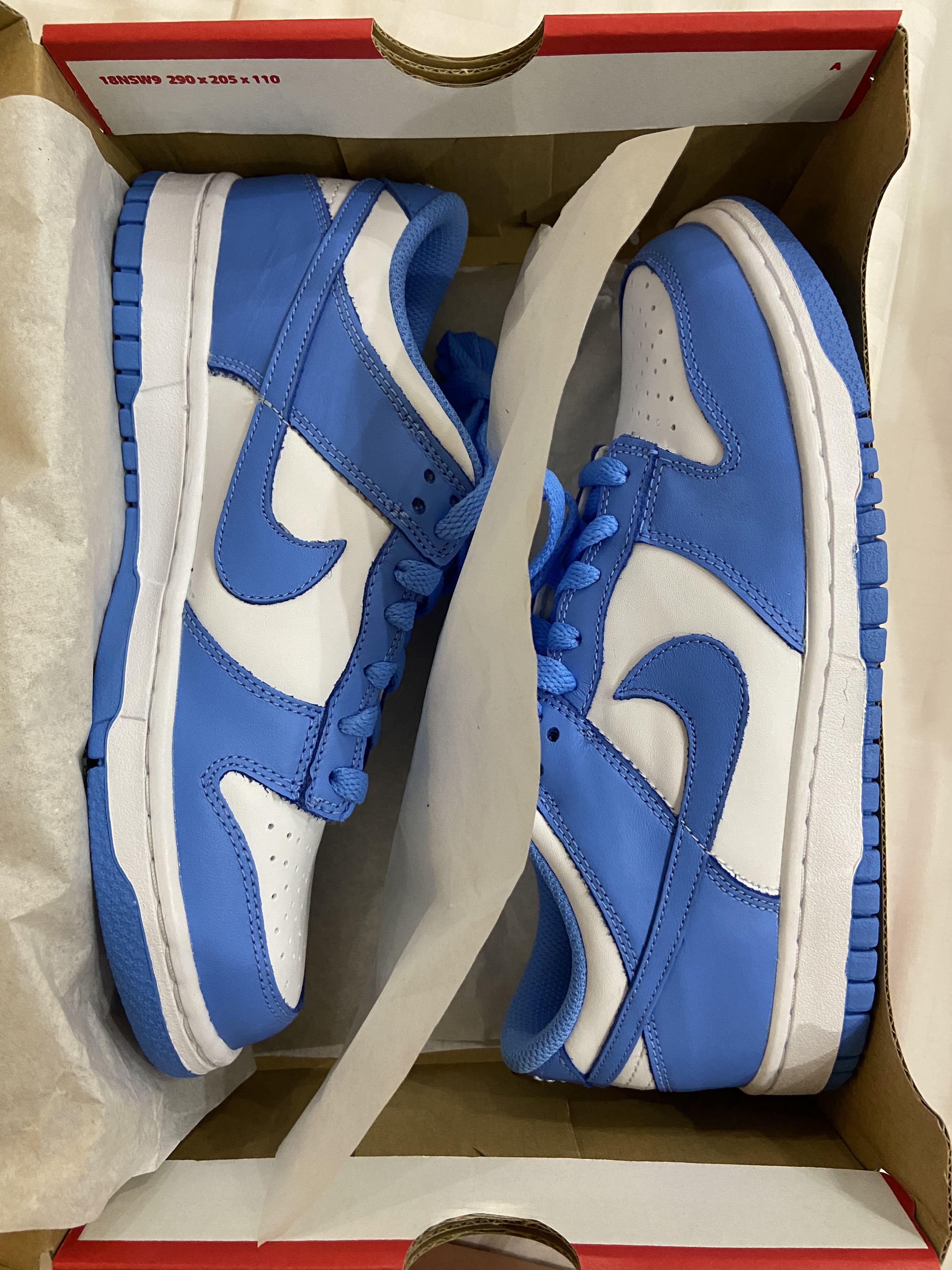 nike dunk UNC gs 6, Men's Fashion, Footwear, Sneakers on Carousell